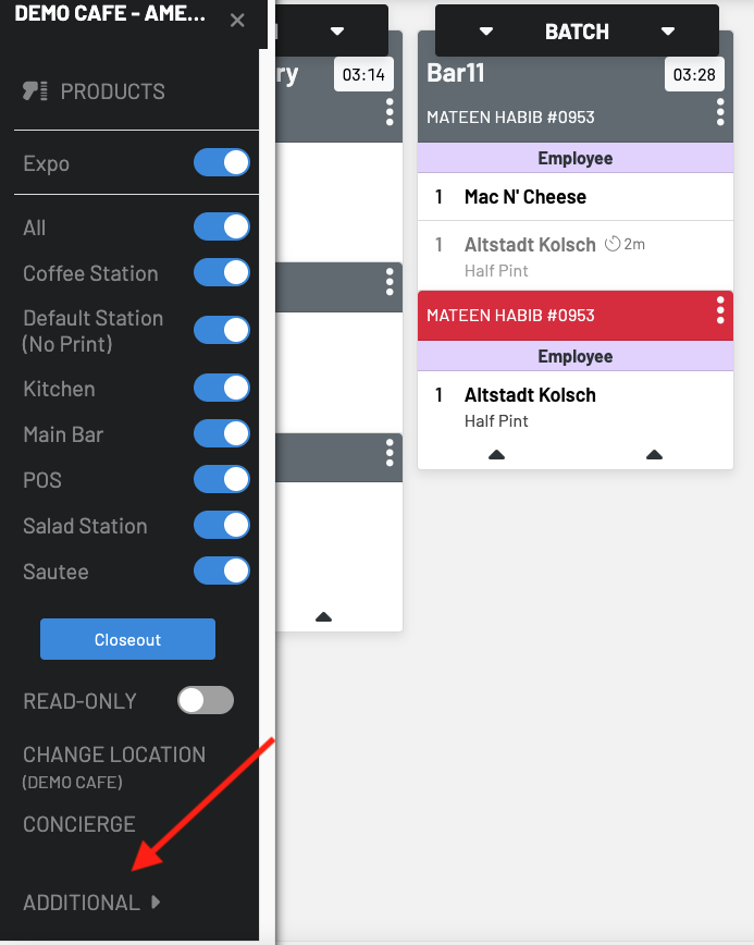 KDS: Settings Overview